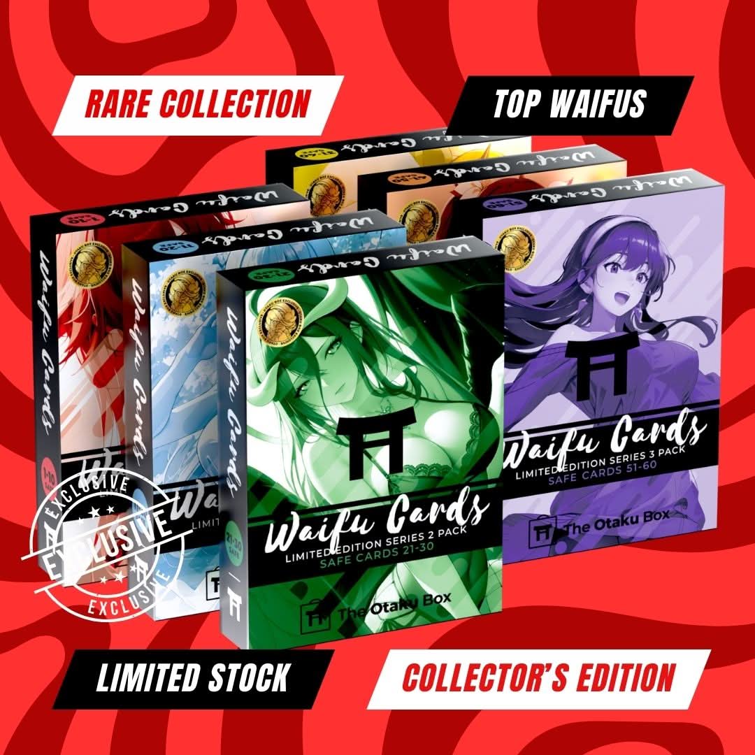 Complete Waifu Card Collection + Legendary Card Binder SAFE – The Otaku Box