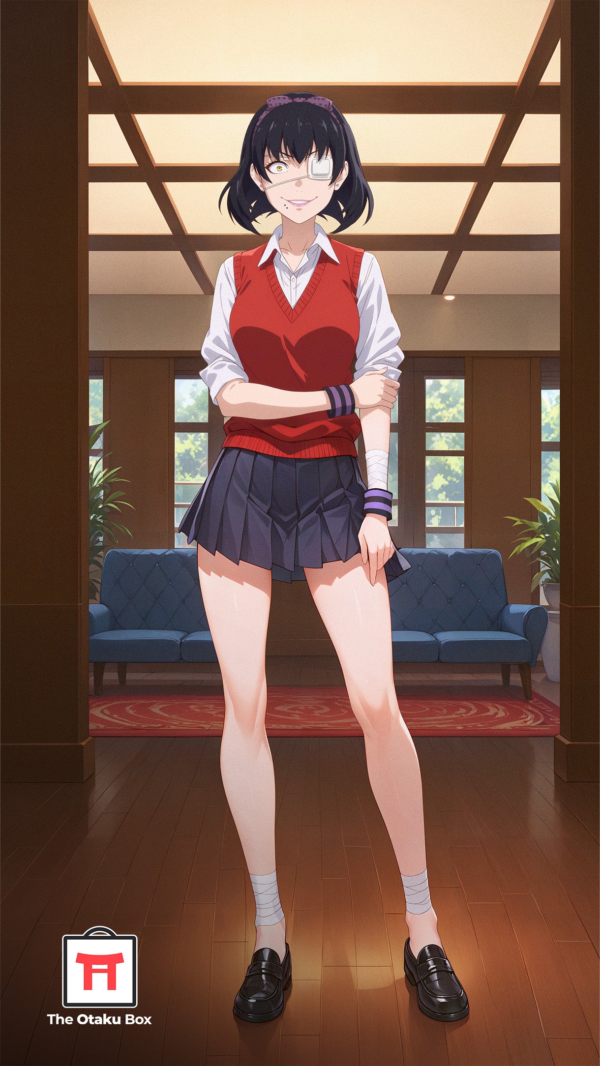Midari Ikishima Kakegurui Waifu Ecchiverse The Otaku Box