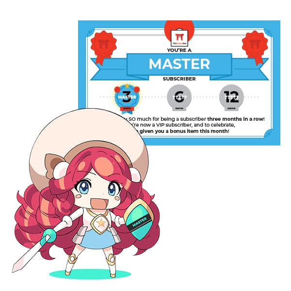 Master Ranking Badge + Certificate – The Otaku Box