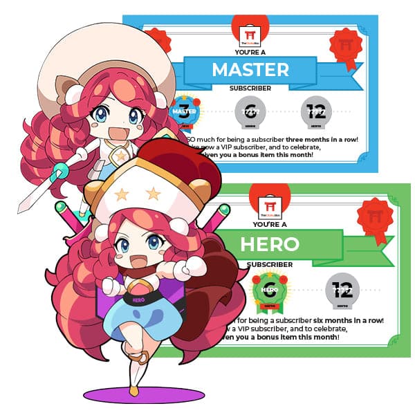 Master + Hero Ranking Badges & Certificates – The Otaku Box
